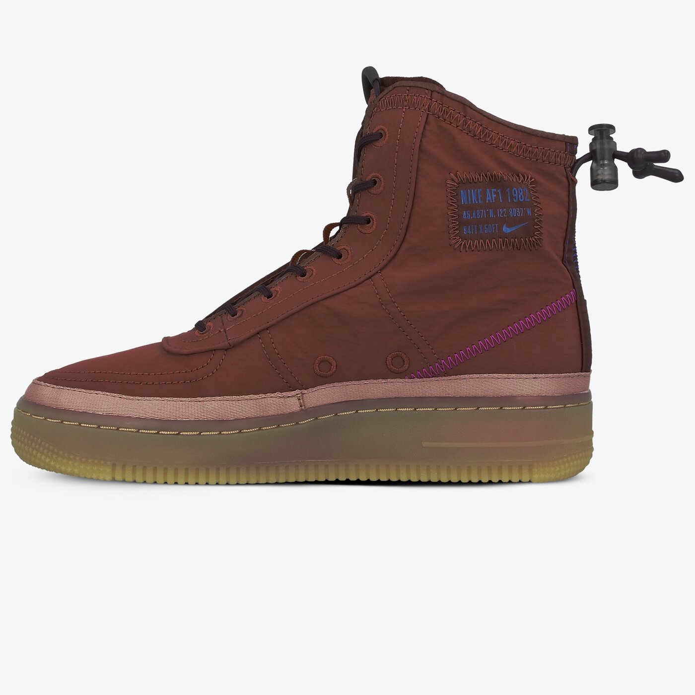 NIKE AIR FORCE 1 SHELL BQ6096-200 MARO | Femei Sneakers | Sizeer Romania