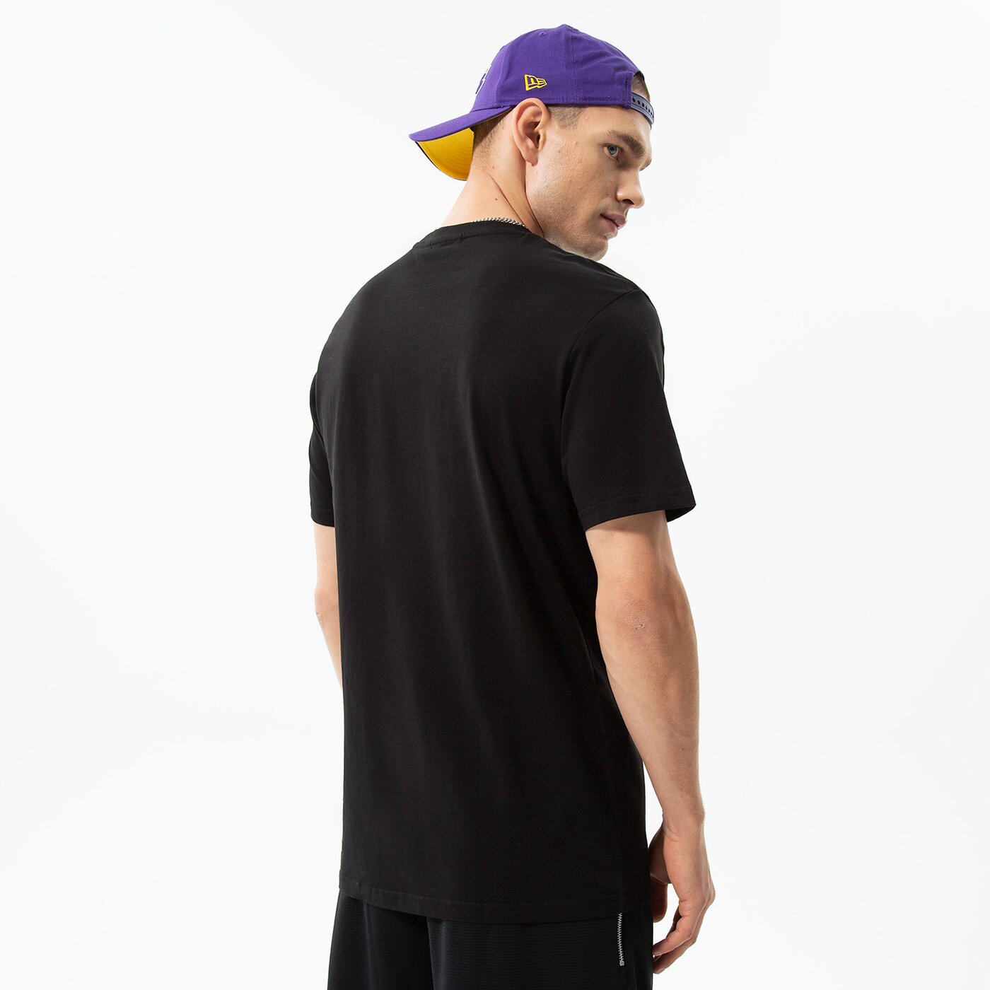 NEW ERA TRICOU NBA SCRIPT LAKERS LOS ANGELES LAKERS BLKTRP 60284675 ...