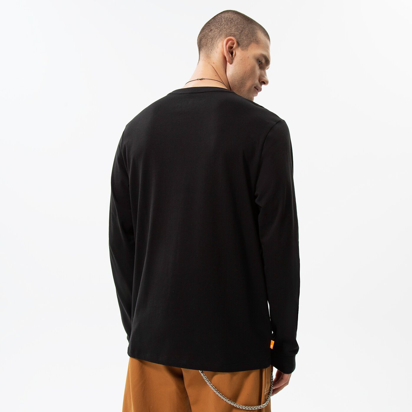 TIMBERLAND TRICOU EPP - LS CHEST STACK LOGO TEE TB0A64H5P561 GRI ...