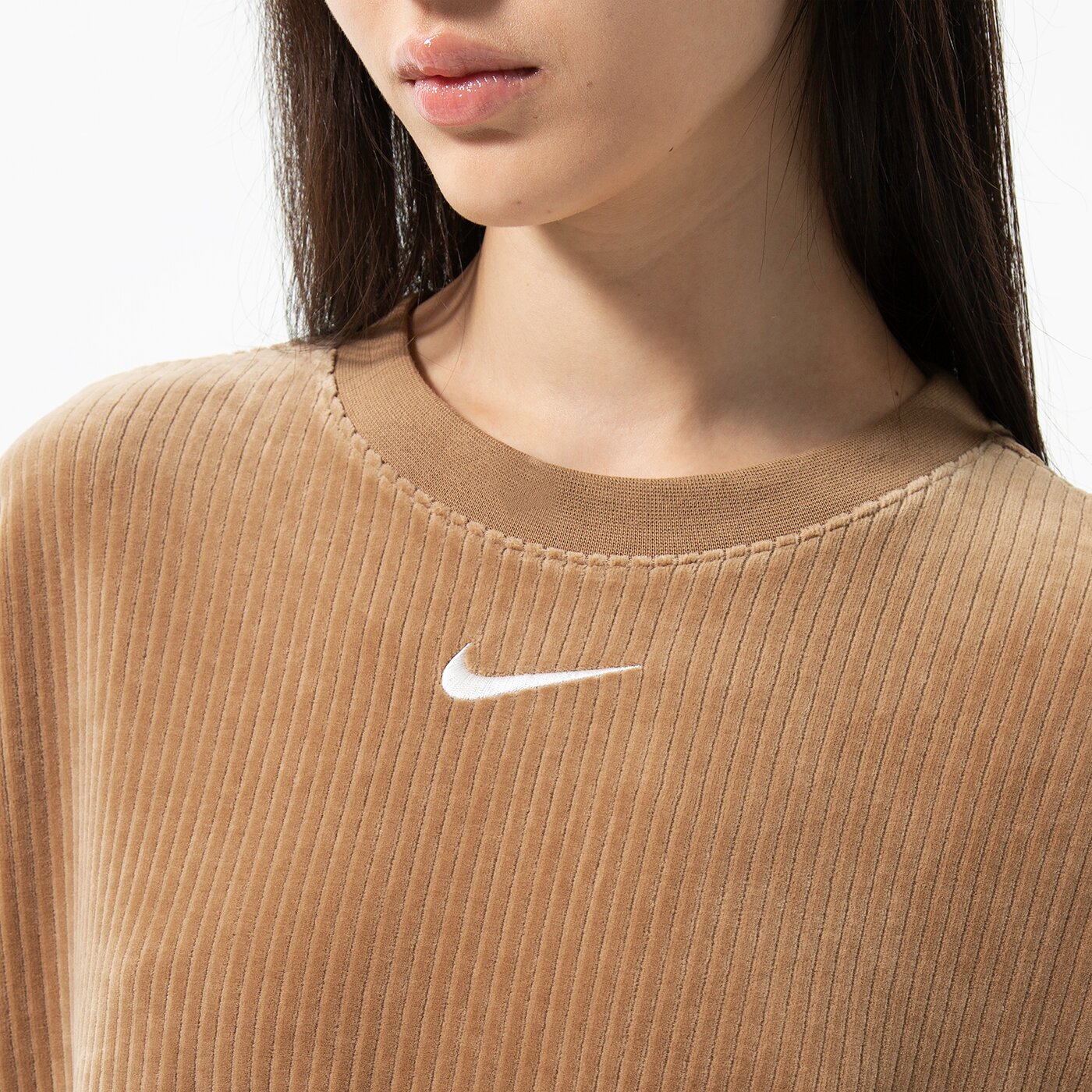 NIKE ROCHIE W NSW VLR LS CRW TRENINGS DQ6106-258 MARO | Femei Rochii și ...