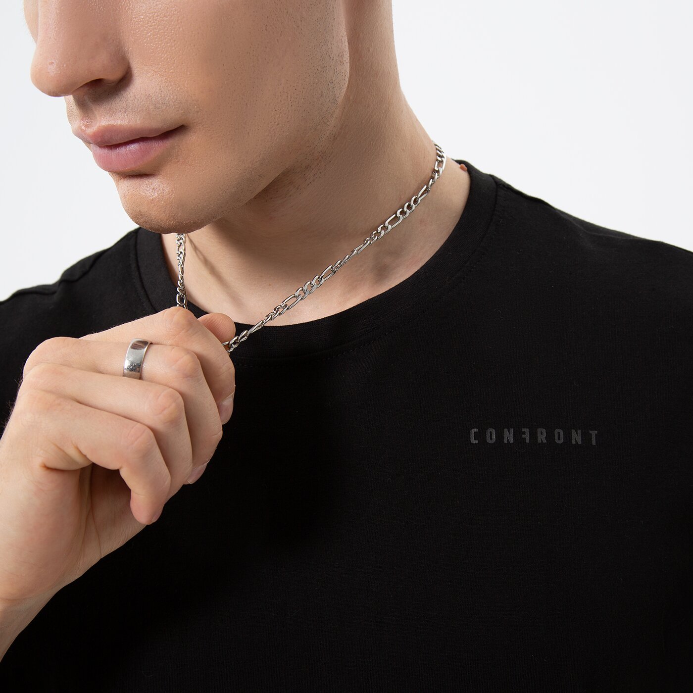 CONFRONT TRICOU CONFRONT BASIC TRICOU CF122TSM90002 NEGRU | Bărbați ...