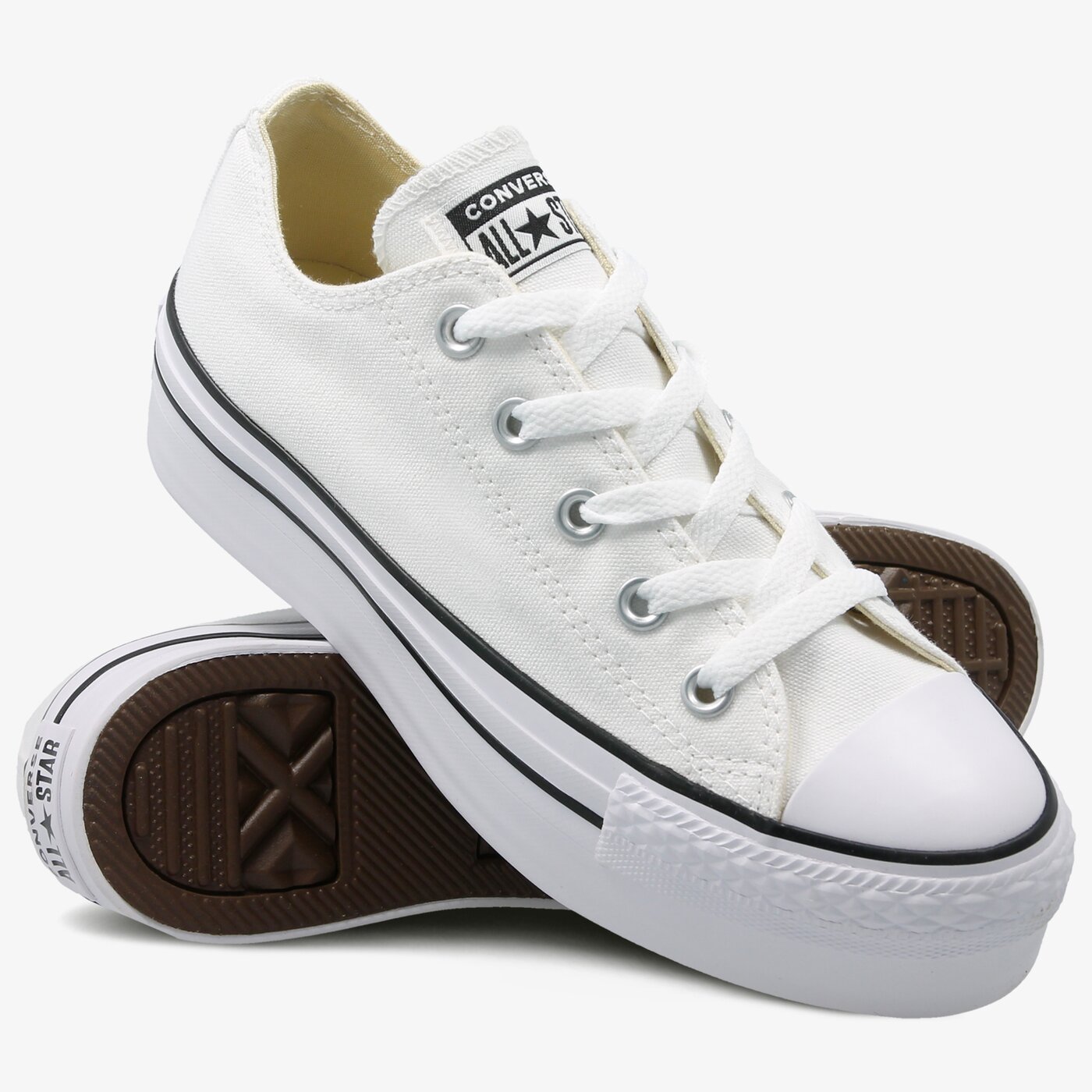 CONVERSE CHUCK TAYLOR ALL STAR PLATFORM 540265C ALB | Femei Teniși ...