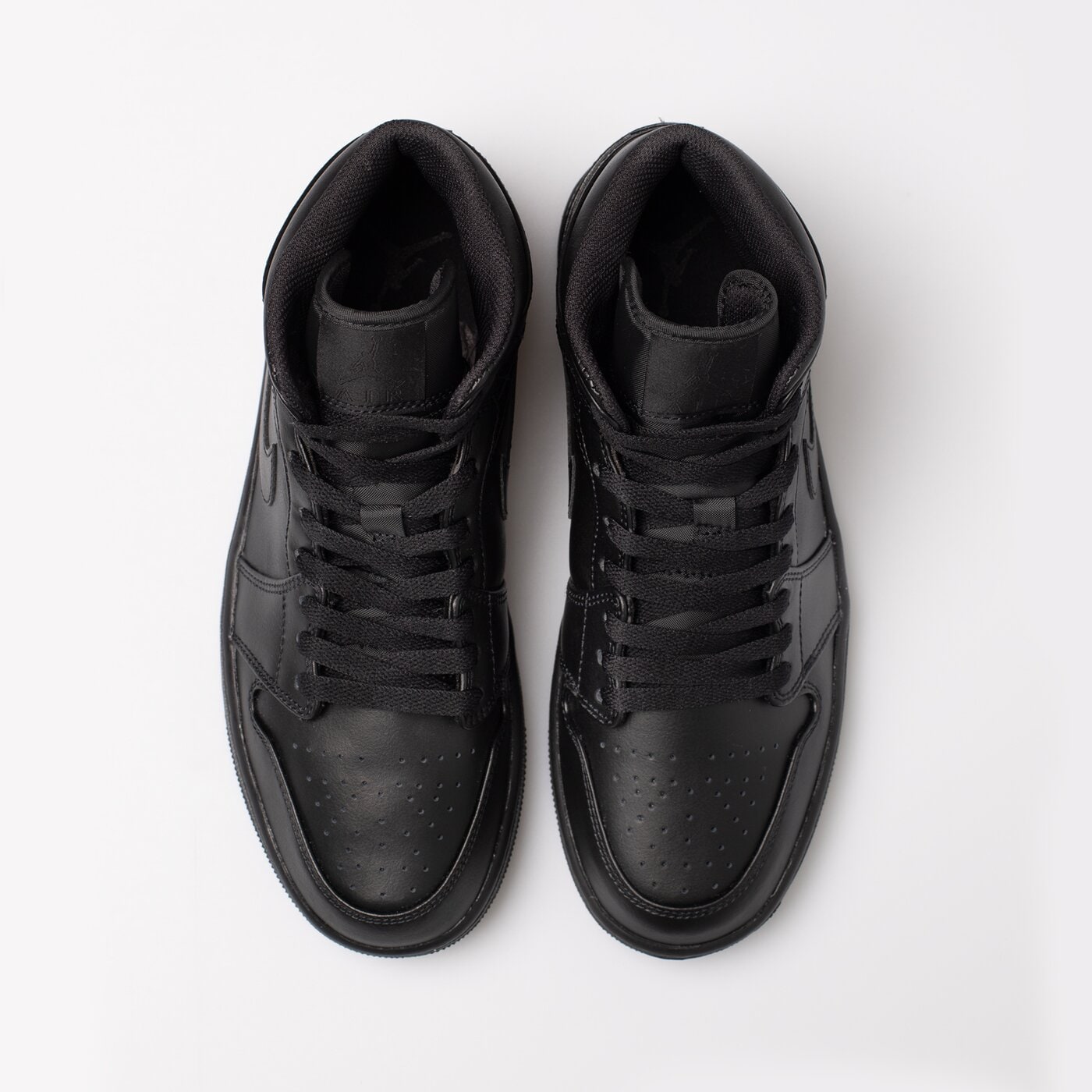 AIR JORDAN 1 MID 554724-093 NEGRU | Bărbați Sneakers | Sizeer Romania