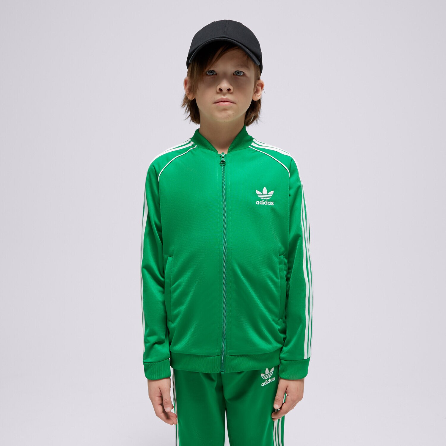 ADIDAS BLUZĂ SST TRACK TOP BOY IN4744 Verde | Copii | Sizeer Romania